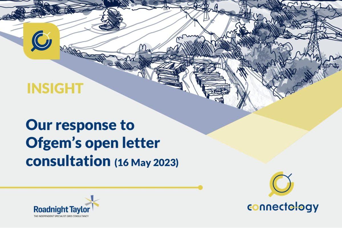 Response to Ofgem’s open letter consultation 16-05-23 | Roadnight Taylor
